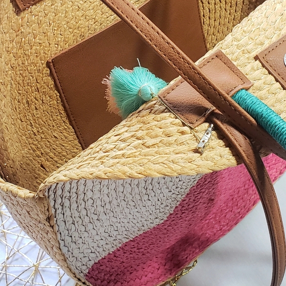 Bags | Women Woven Round Rattan Straw Bag | Poshmark